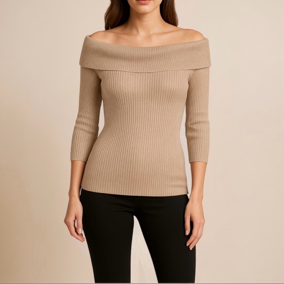 Boston Proper | Sweaters | Boston Proper Off Shoulder Cowl Neck ...